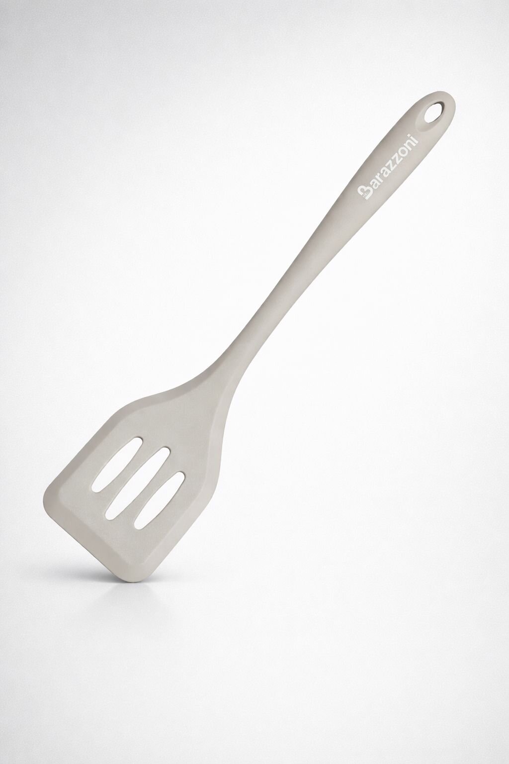 Лопатка с прорезями Barazzoni My Utensil, 29.5 см, светло-серая