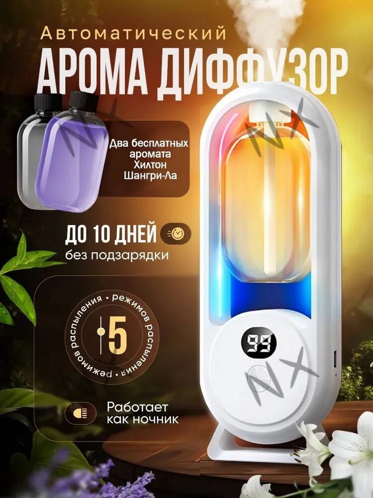 Аромадиффузор ультразвуковой 香薰机, белый
