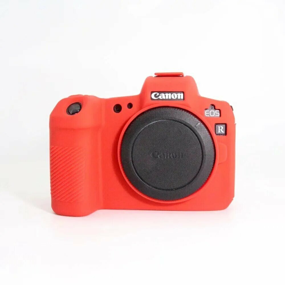 Защитный силиконовый чехол для фотоаппарата Canon EOS R ультра-тонкая полимерная из мягкого качественного силикона