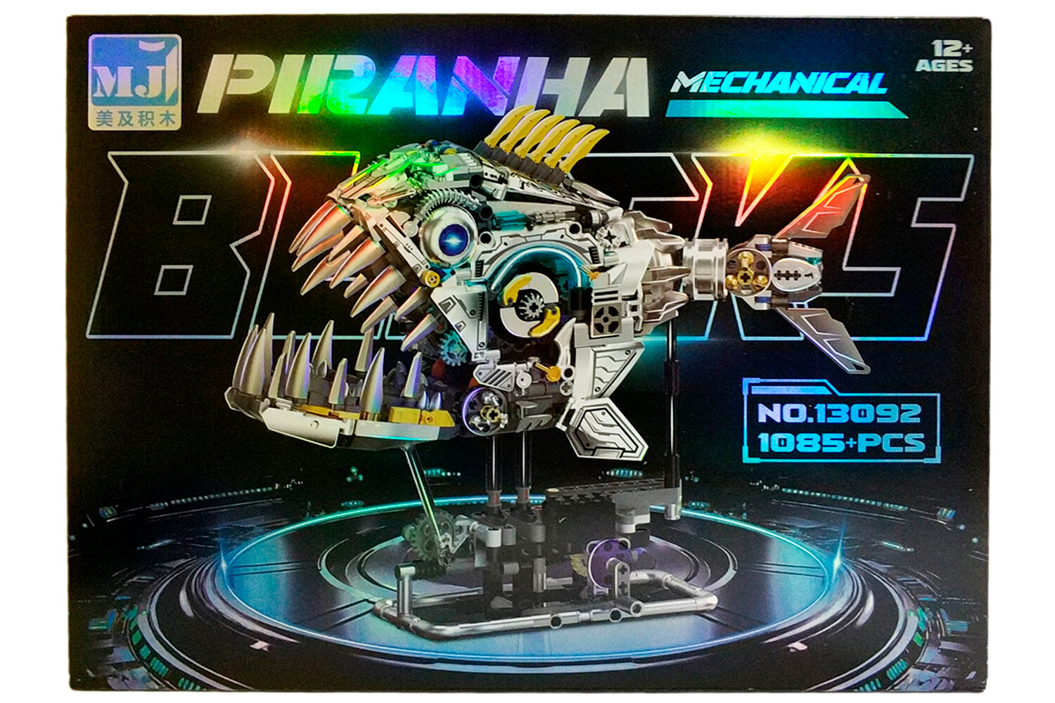 Конструктор Механическая рыба Пиранья 13092 JIC Mechanical PIRANHA, 1085 деталей