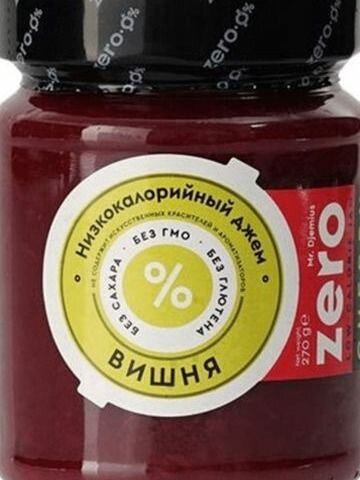 Mr.DjemiusZero низкокалорийный конфитюр (270 гр.) (Вишня)