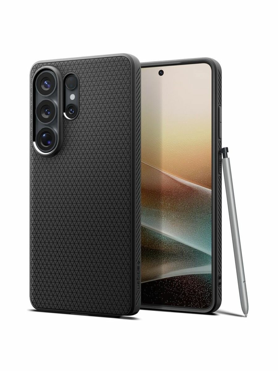 Чехол на Samsung Galaxy S26 Ultra, Spigen Liquid Air (ACS10670), противоударный, бортики для защиты камеры и дисплея / Чехол на Самсунг Галакси С26 Ультра
