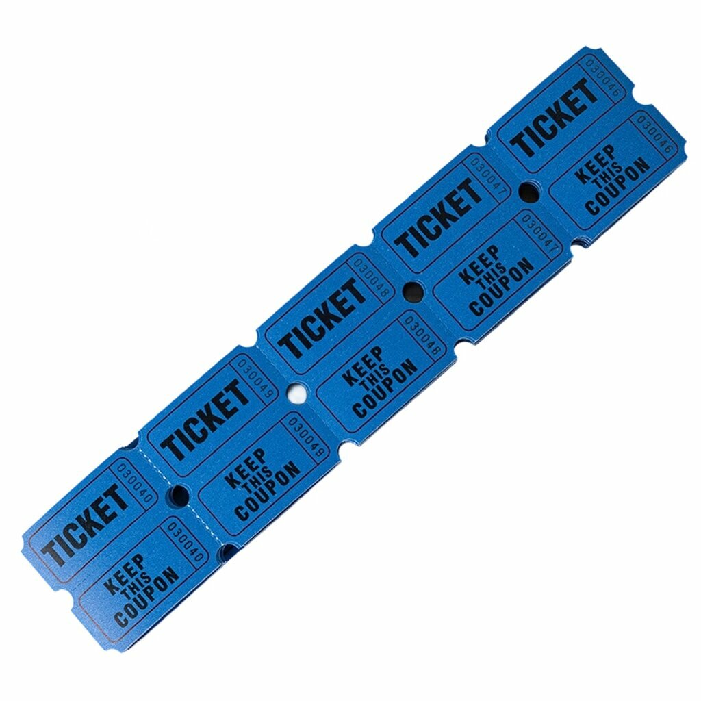 100 Шт. Билетов на Мероприятие, Лотерейные билеты в Двух рулонах с последовательными номерами для Мероприятия