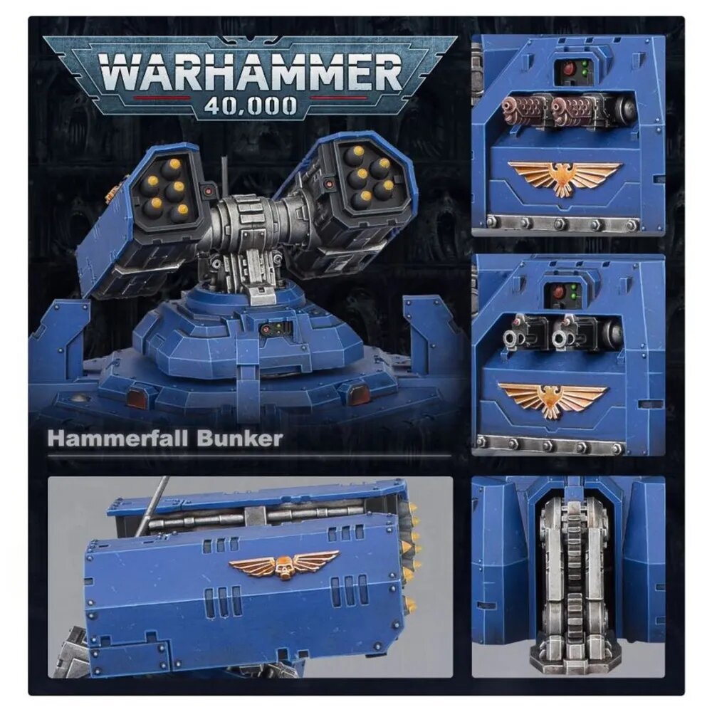 Warhammer 40k Hammerfall Bunker Space Marines Дополнение для сборки и покраски — фото 1