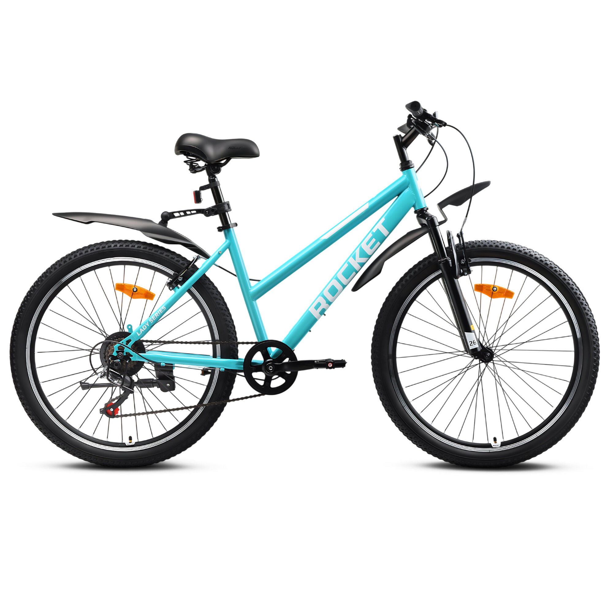 Велосипед Rocket Fiona 26", женский, рама 18", 7 скоростей, рост 155-170 см, бирюзовый