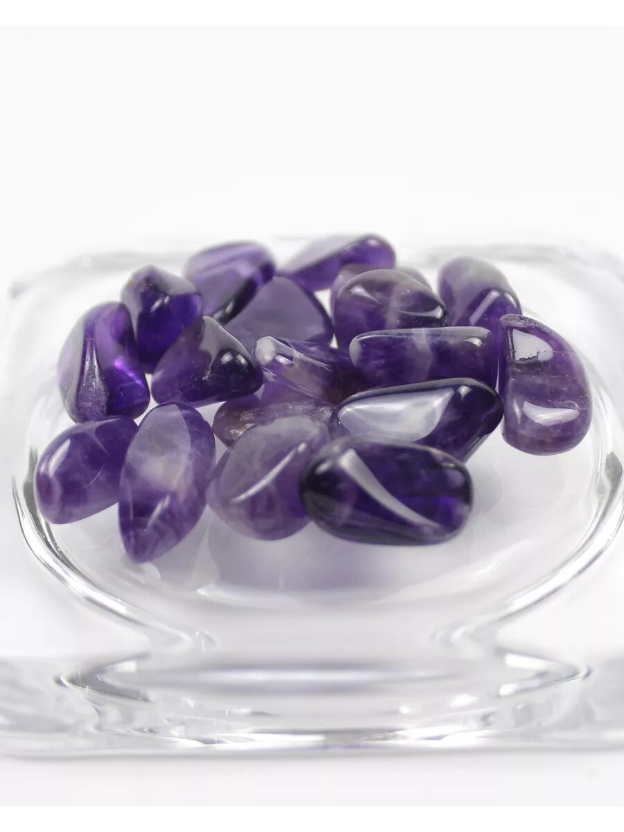 Набор натуральных камней Аметист прозрачный S