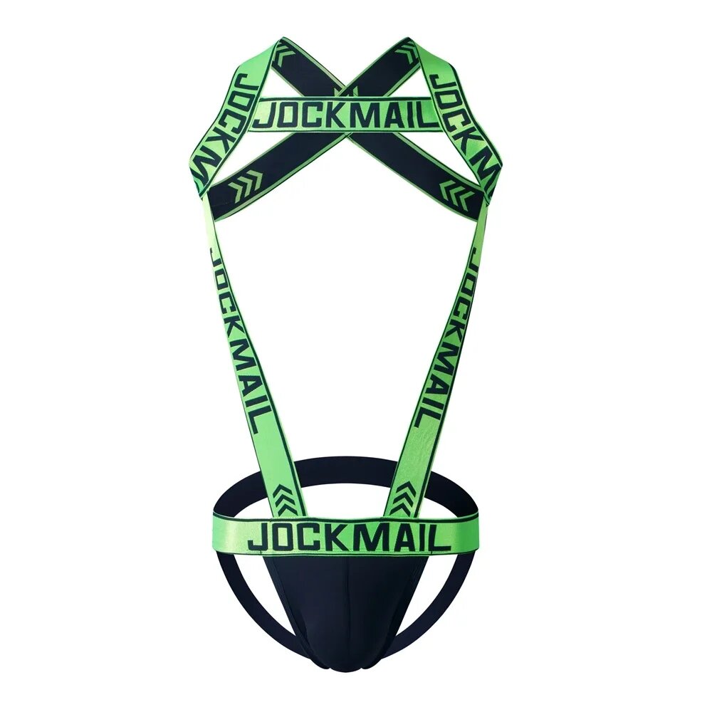 Jockmail стринги зеленые, размер M, JM913green