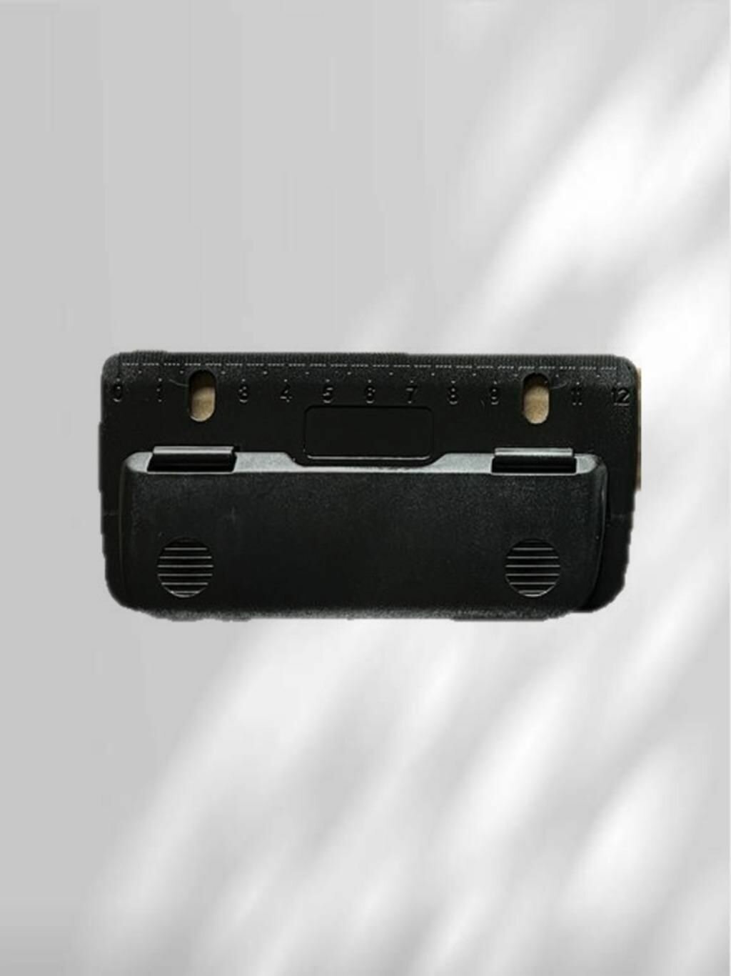 Ручной дырокол на 2 отверстия, 6 мм, Черный