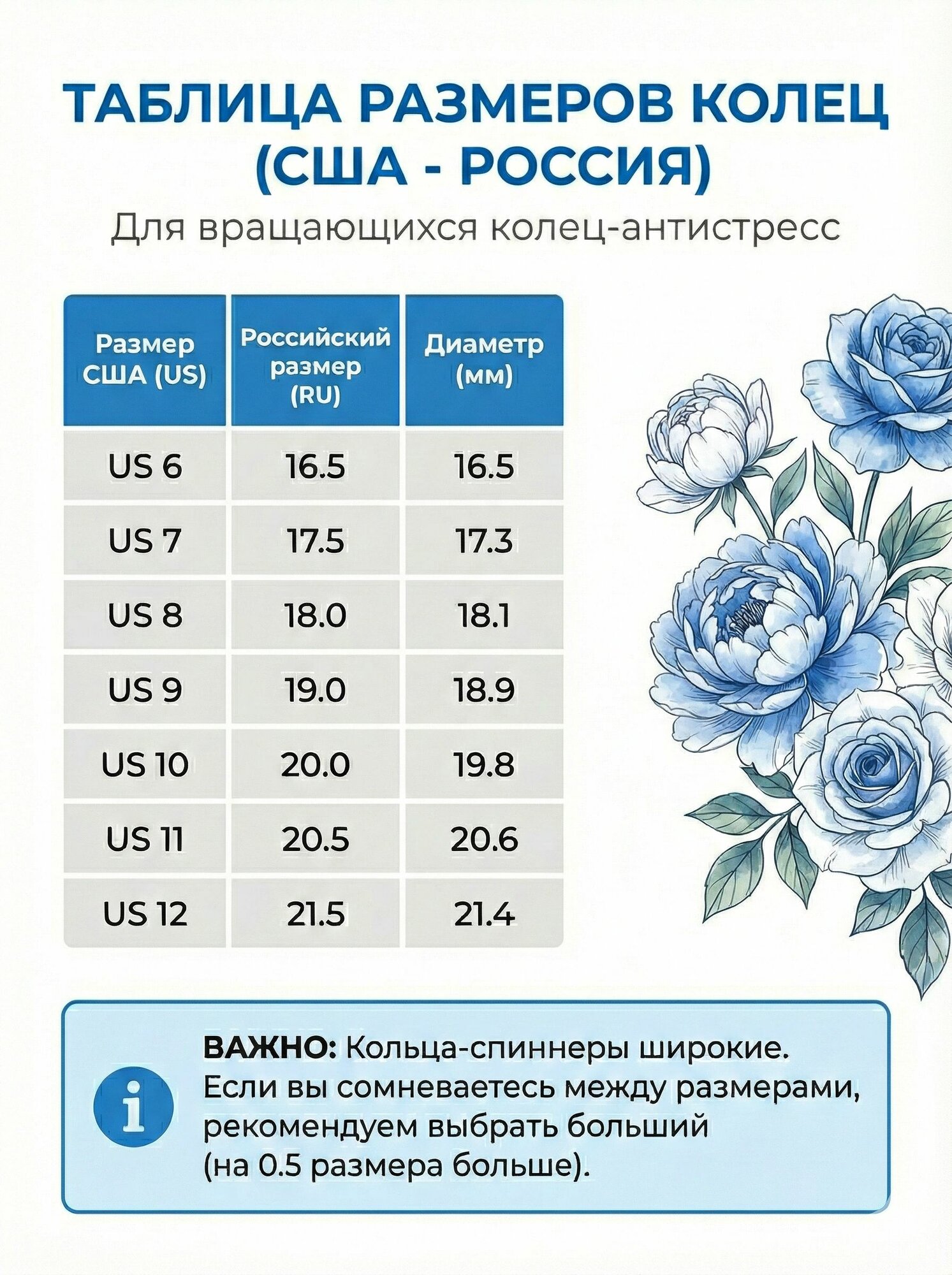 Vantacore Кольцо-антистресс вращающееся "Солнце и Луна", женское кольцо-спиннер из нержавеющей стали