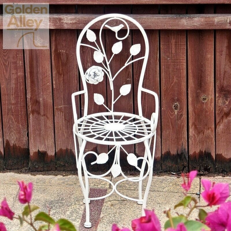Ретро-садовый стул из кованого железа