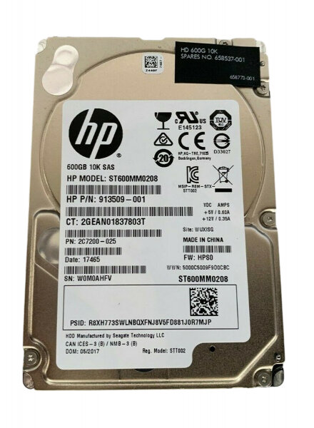 Жесткий диск HP 913509-001 600Gb SAS 2,5" HDD
