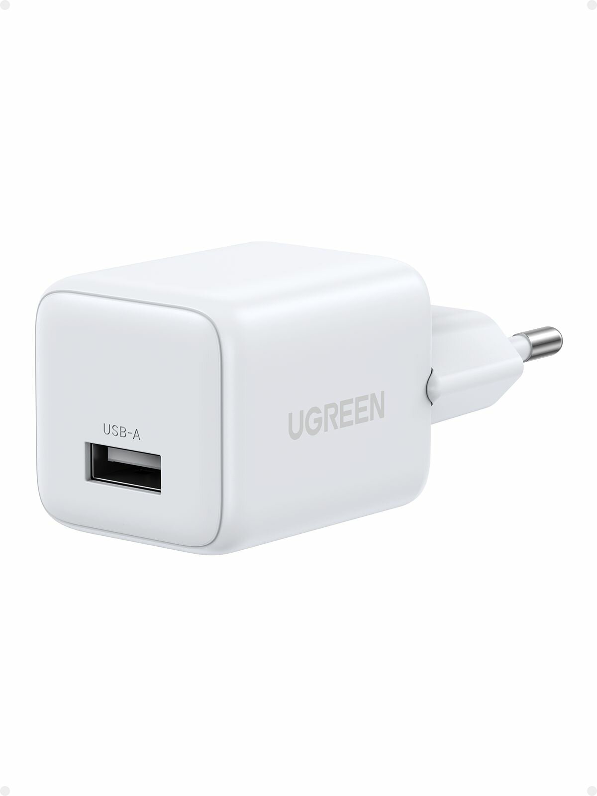 Сетевое зарядное устройство UGREEN X518 (75623) 18W USB GaN Fast Charger. Цвет: белый