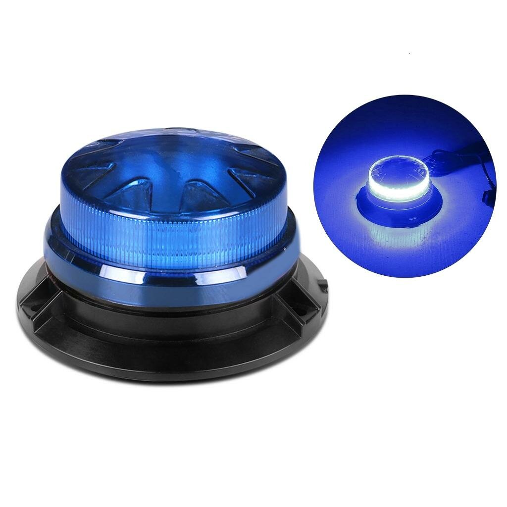 Светодиодный аварийный проблесковый маячок, Синий