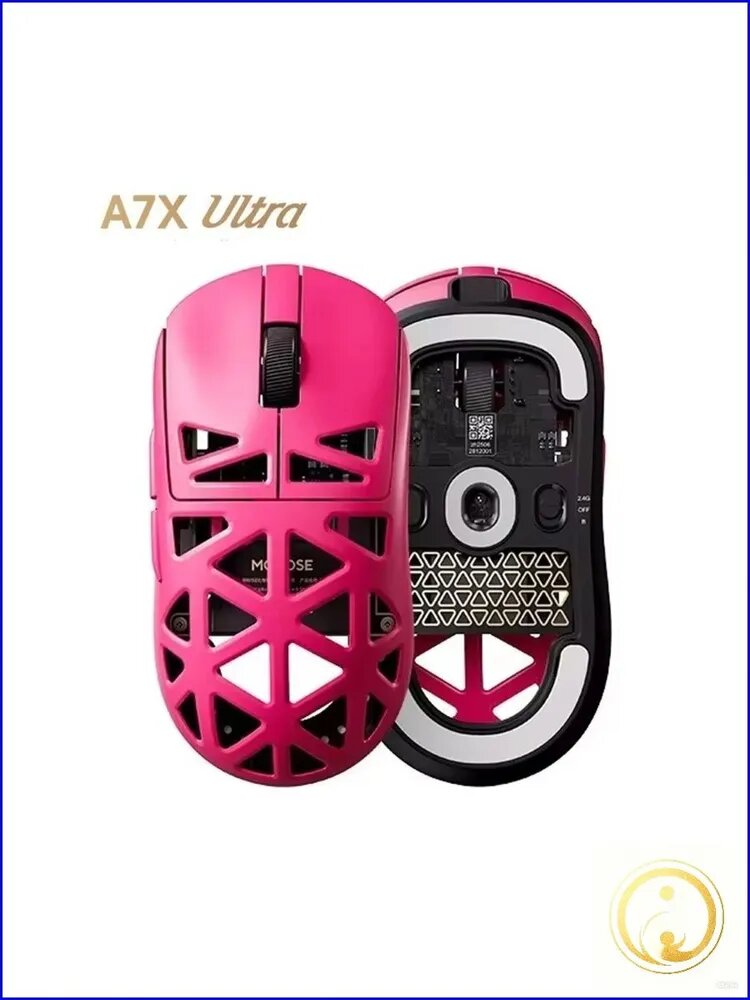 Бестселлер MCHOSE A7X Ultra с сенсором PAW3950, беспроводная игровая мышь в трех режимах и легком корпусе