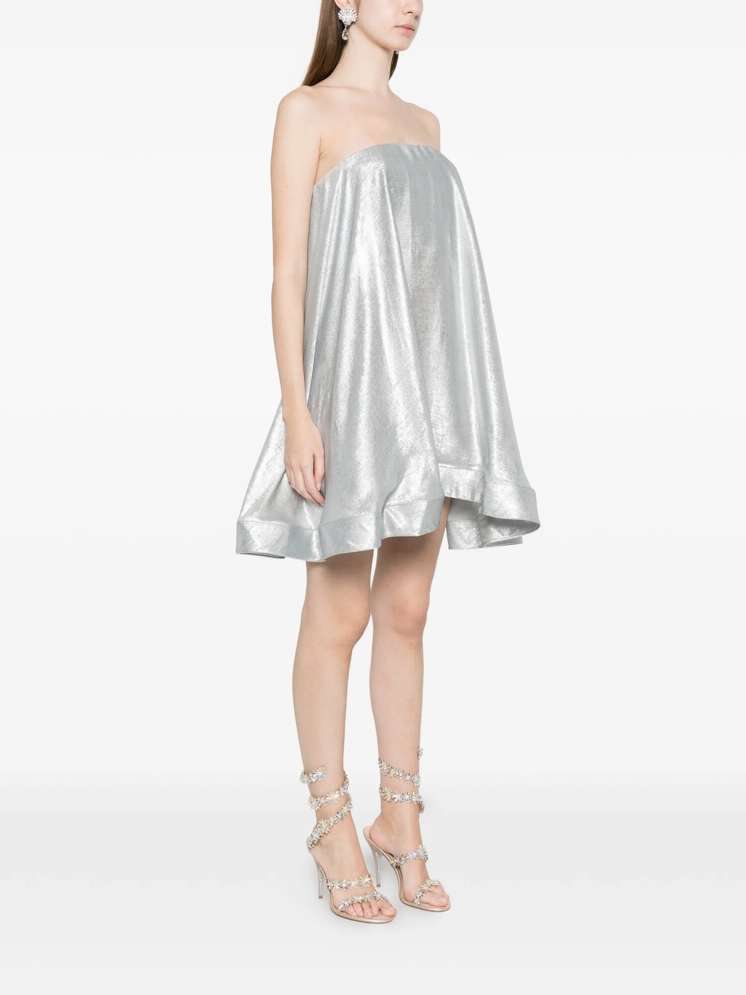 Платье L'idee Shimmer mini dress, размер 14, Silver — фото 1