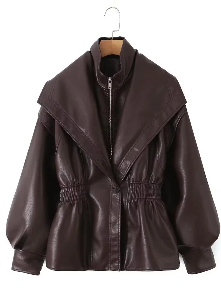 Куртка кожаная