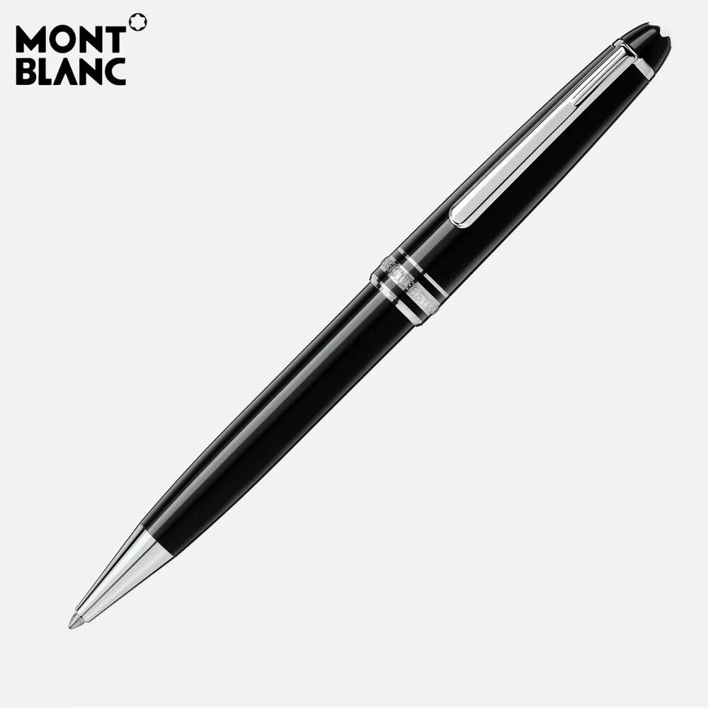 Montblanc Ручка Шариковая, толщина линии: 0.7 мм, цвет: Черный, 1 шт.