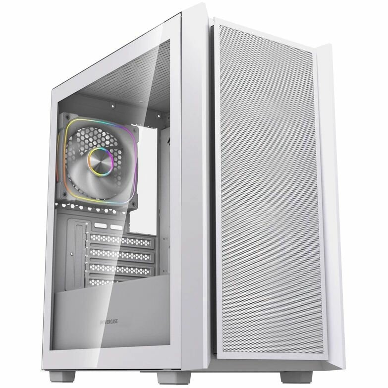 Корпус Powercase Mistral Micro SM03 ARGB White