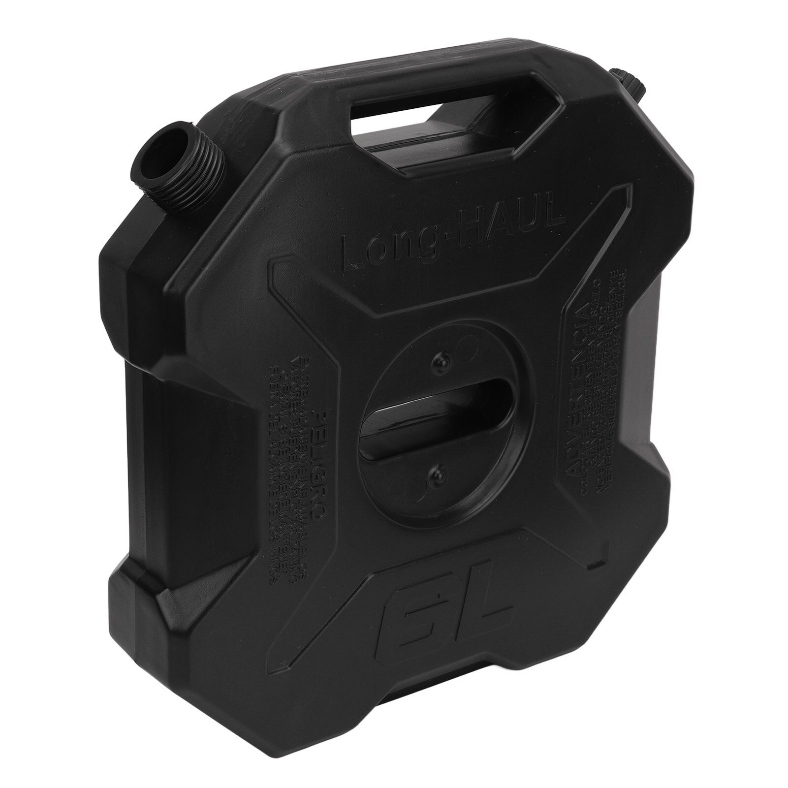 Топливный масляный бак 6л 1,6 галлона черный большой емкости для бензина и газа для автомобиля, мотоцикла, UTV, квадроцикла, внедорожника с кронштейном