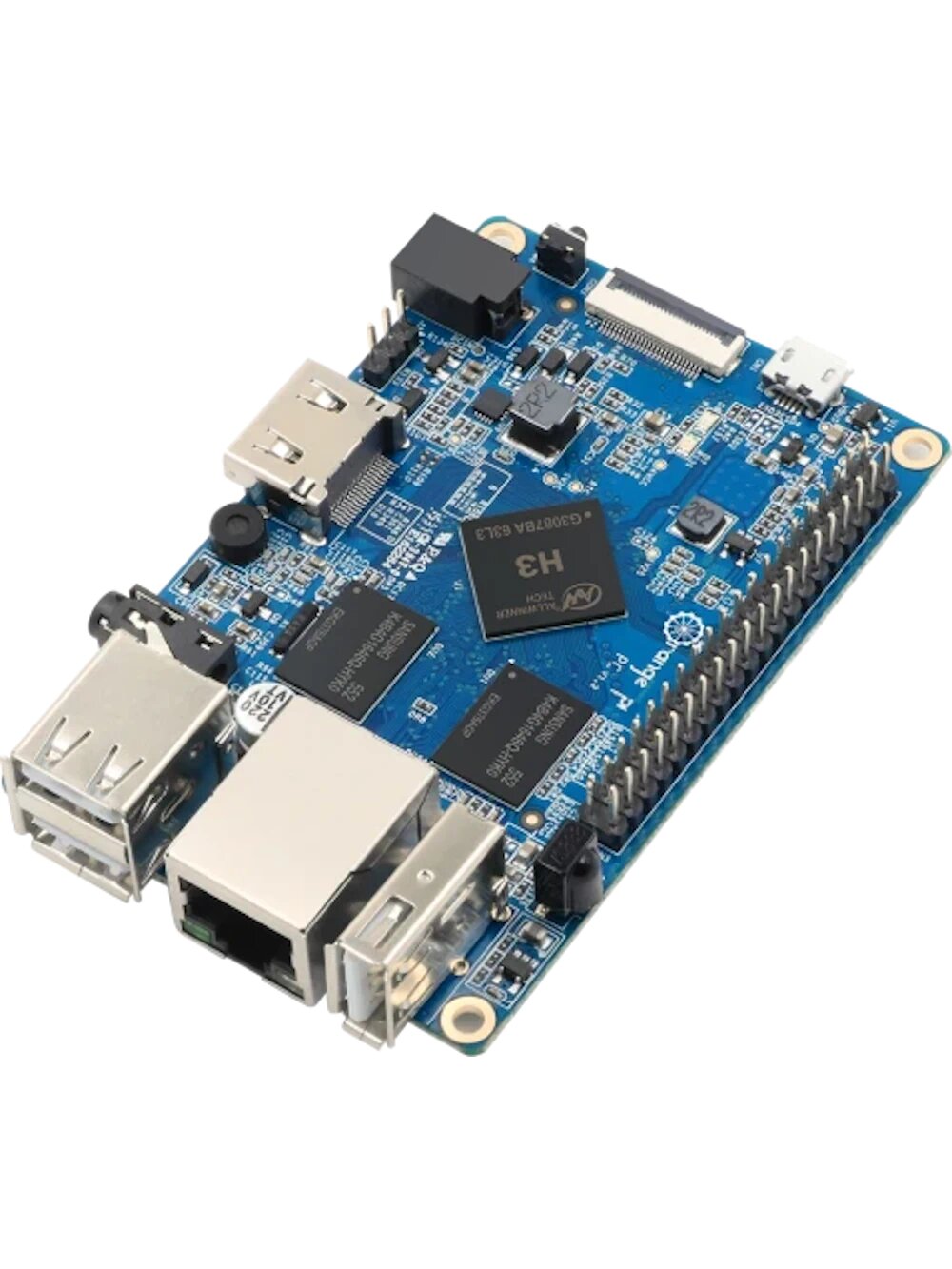 Микрокомпьютер Orange Pi PC 1Gb Allwinner H3, 1 Гб, Ethernet (10/100 Мбит/с)