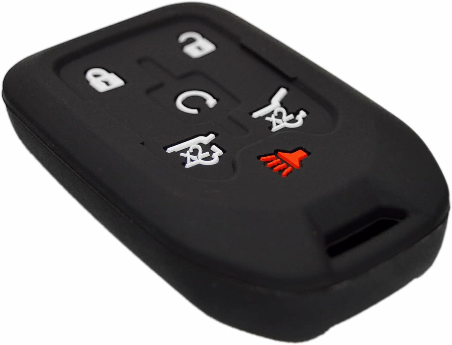 Силиконовый брелок для ключей, защитная крышка для 6 кнопок, чехол для смарт-брелока, чехол для дистанционного протектор