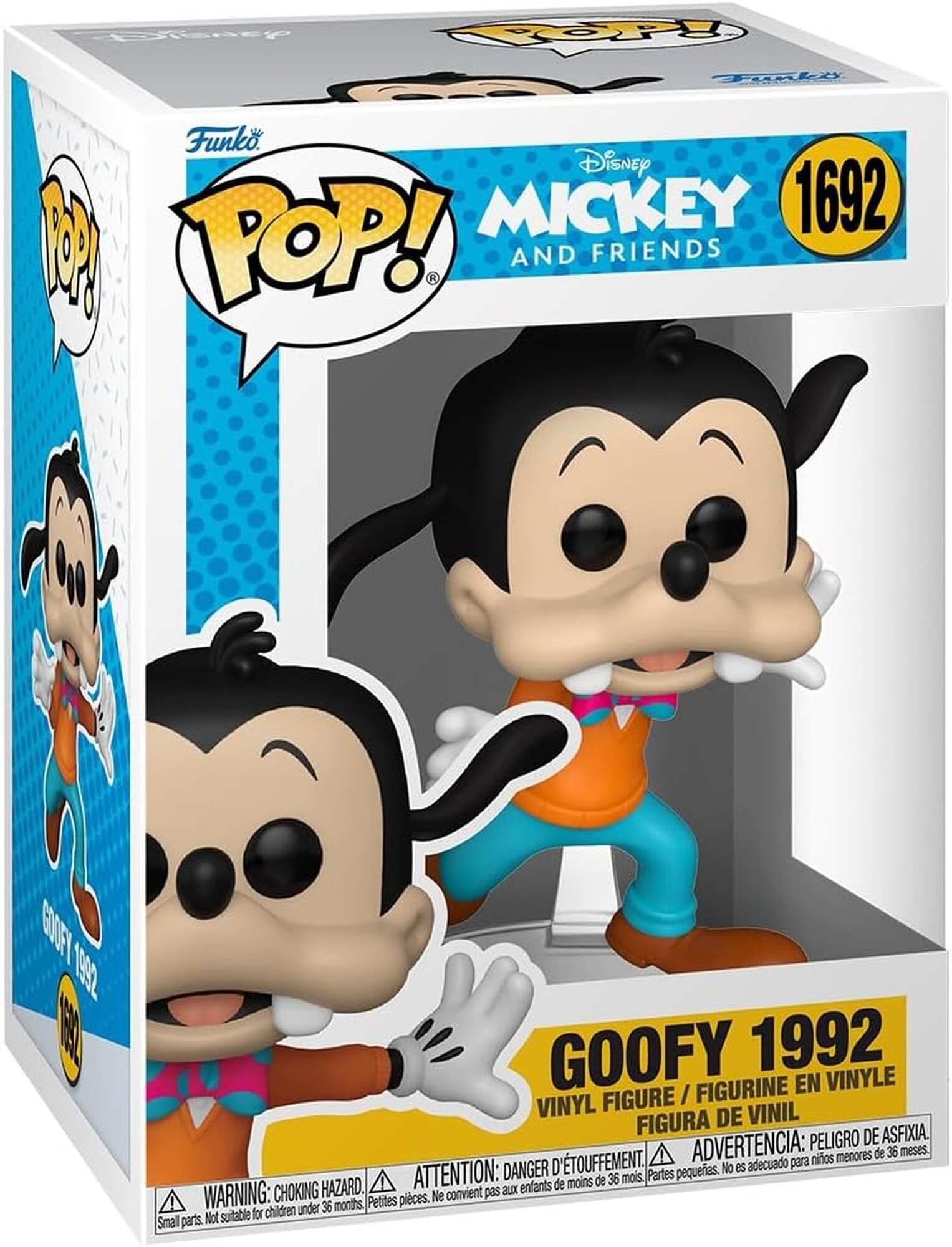 Фигурки Funko Pop Disney Mickey and Friends - Коллекционная фигурка Goofy 1992/Гуфи - Фанко 1692