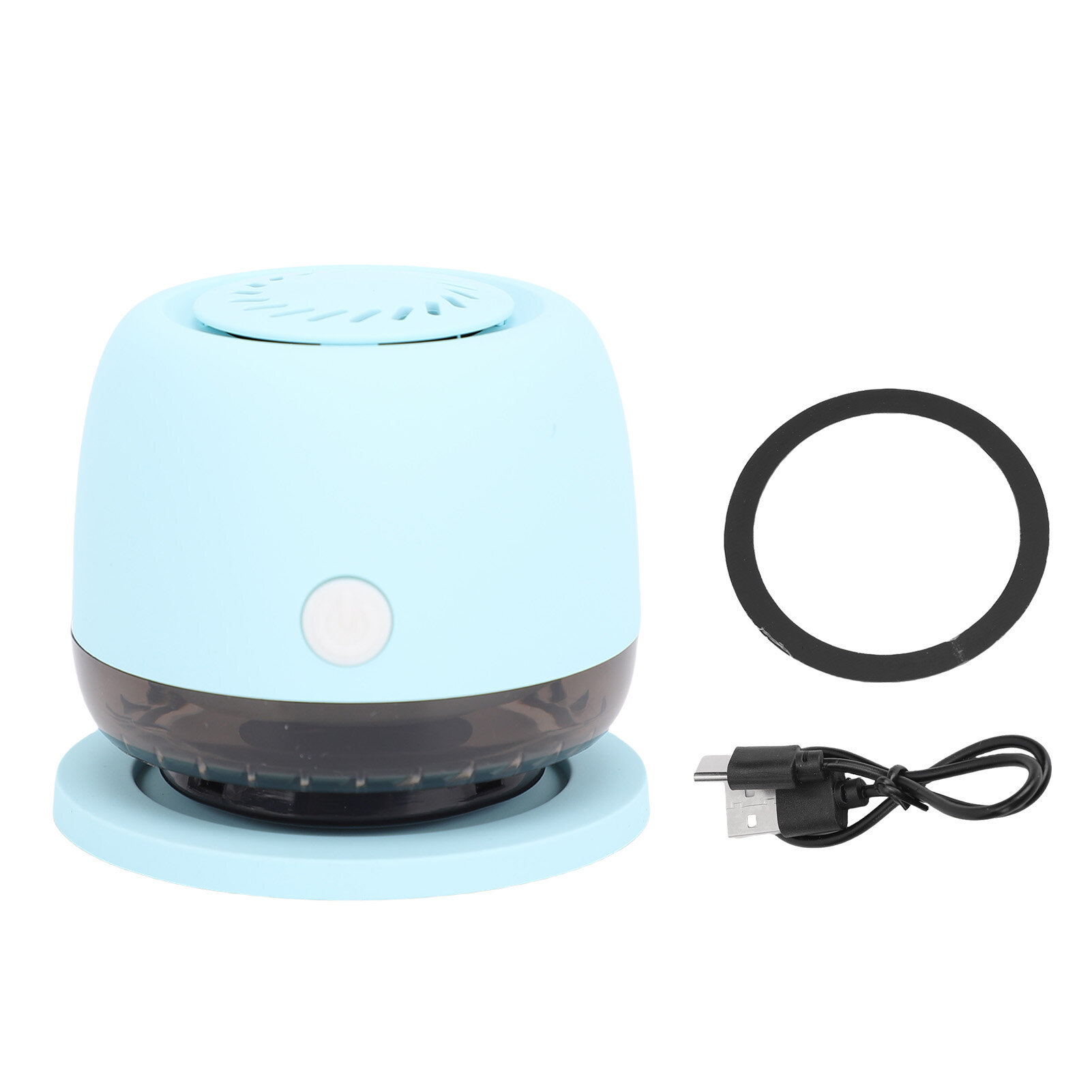 Магнитный держатель для телефона с Bluetooth-динамиком, RGB-подсветкой, мини-динамиком и усилителем, водонепроницаемость IPX6, цвет «озеро синий».