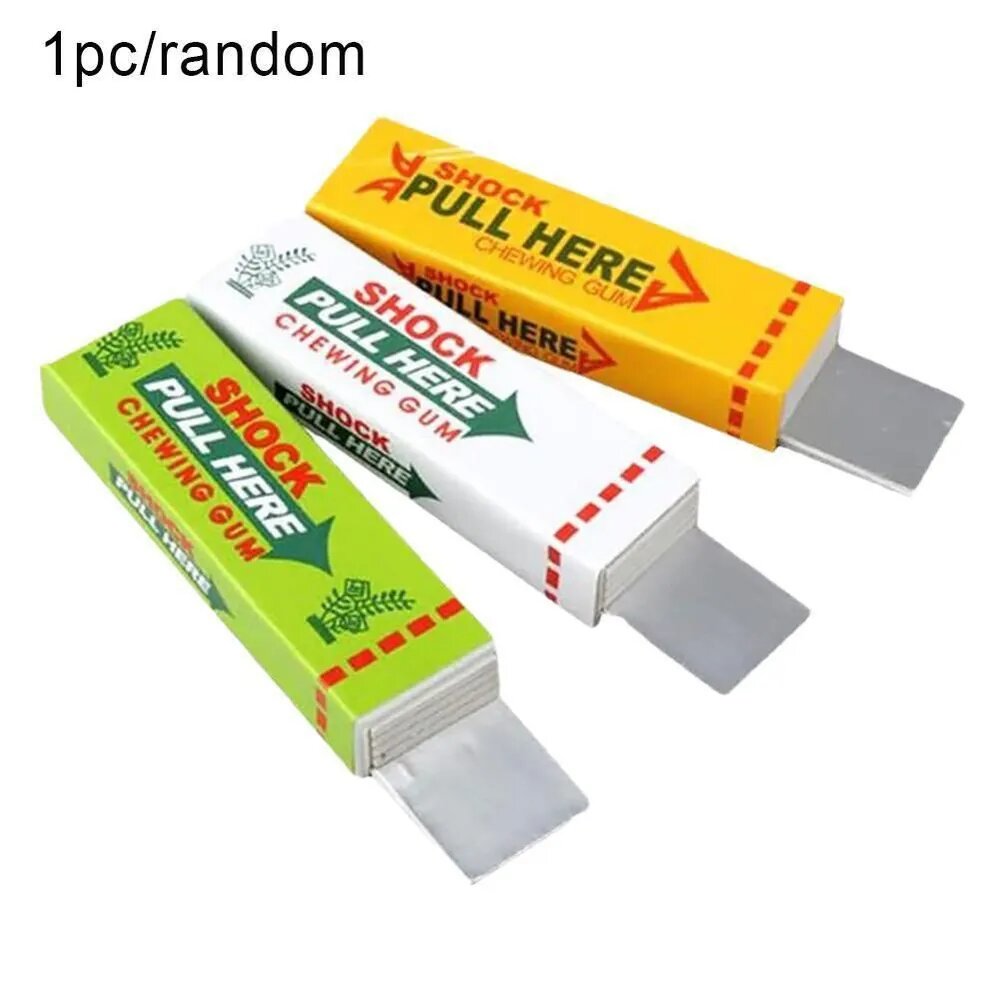 Электрическая жевательная резинка, розыгрыш, игрушка-электрочеловек