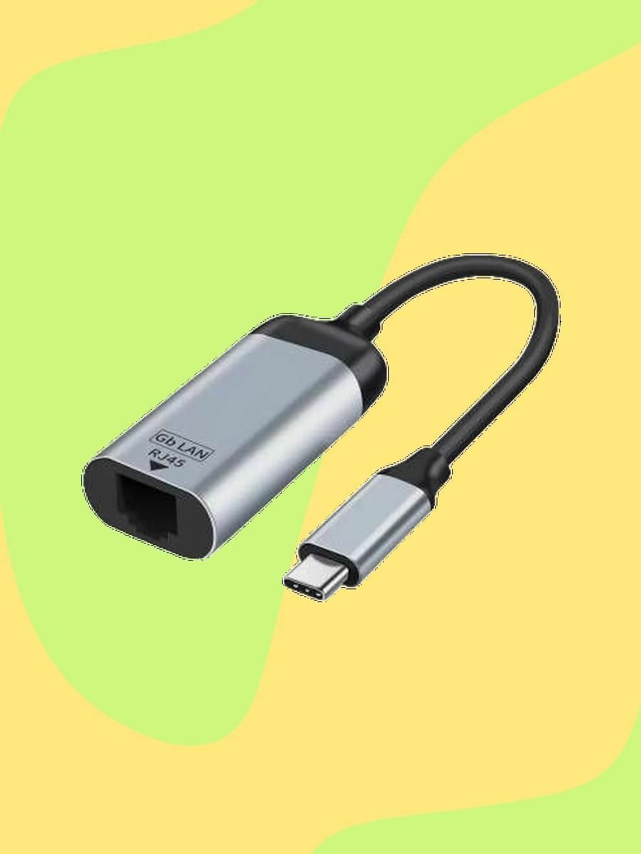Сетевой адаптер USB Type C LAN, переходник, RJ-45