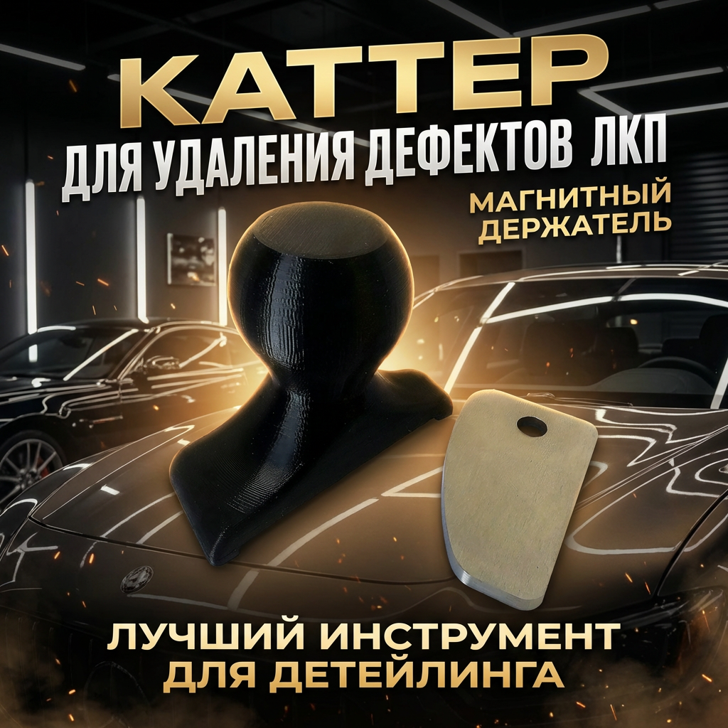 Каттер, Нож для удаления дефектов покраски + магнитный держатель