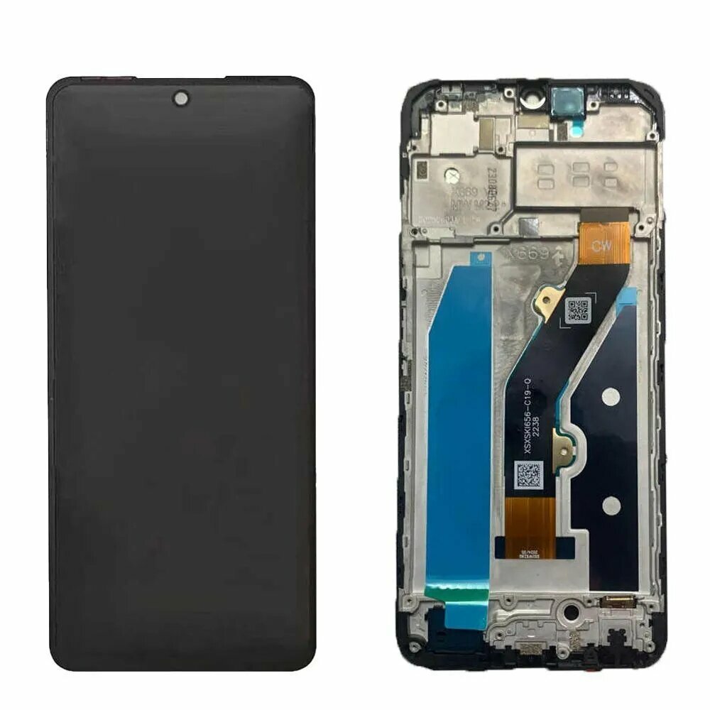 Дисплей(экран) для Infinix Hot 30i X669D (инфиникс хот 30i) в сборе с тачскрином рамкой