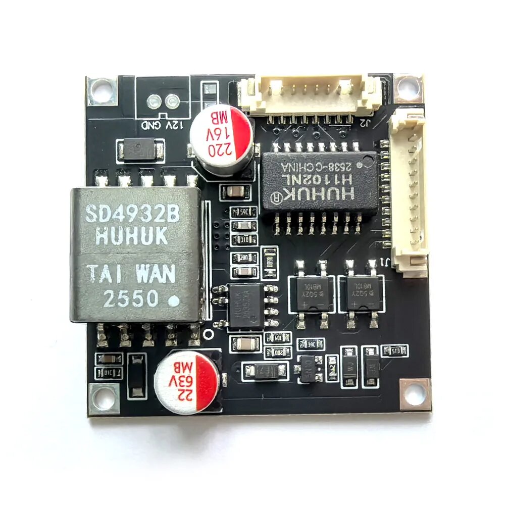 Интеллектуальный выход 12 В/2 А, модуль POE, печатная плата, питание через Ethernet, видеонаблюдение 48 В IEEE802.3af/at для ip-камеры