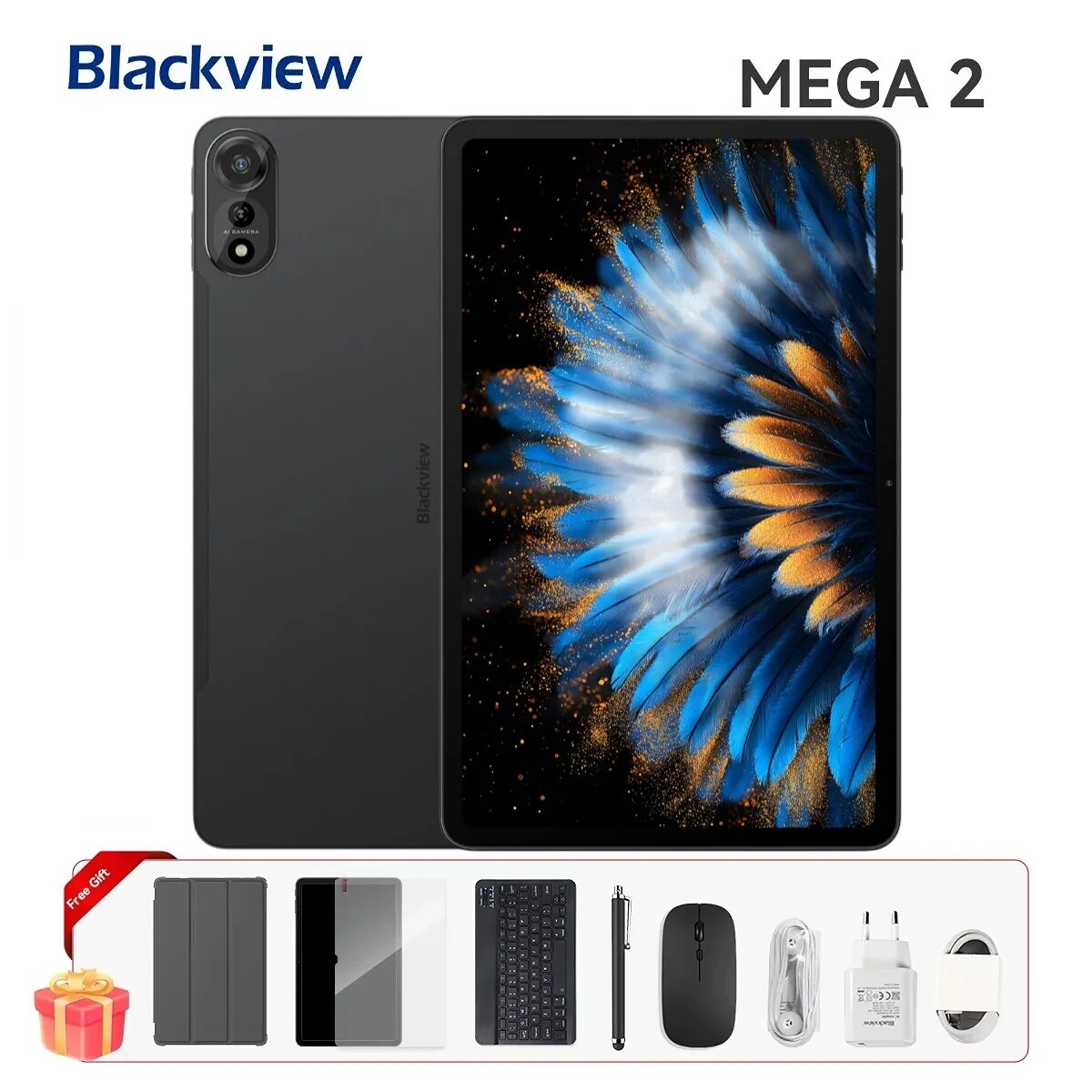 Планшет Blackview Mega 2, 12", 12/256ГБ, Wi-Fi, Android