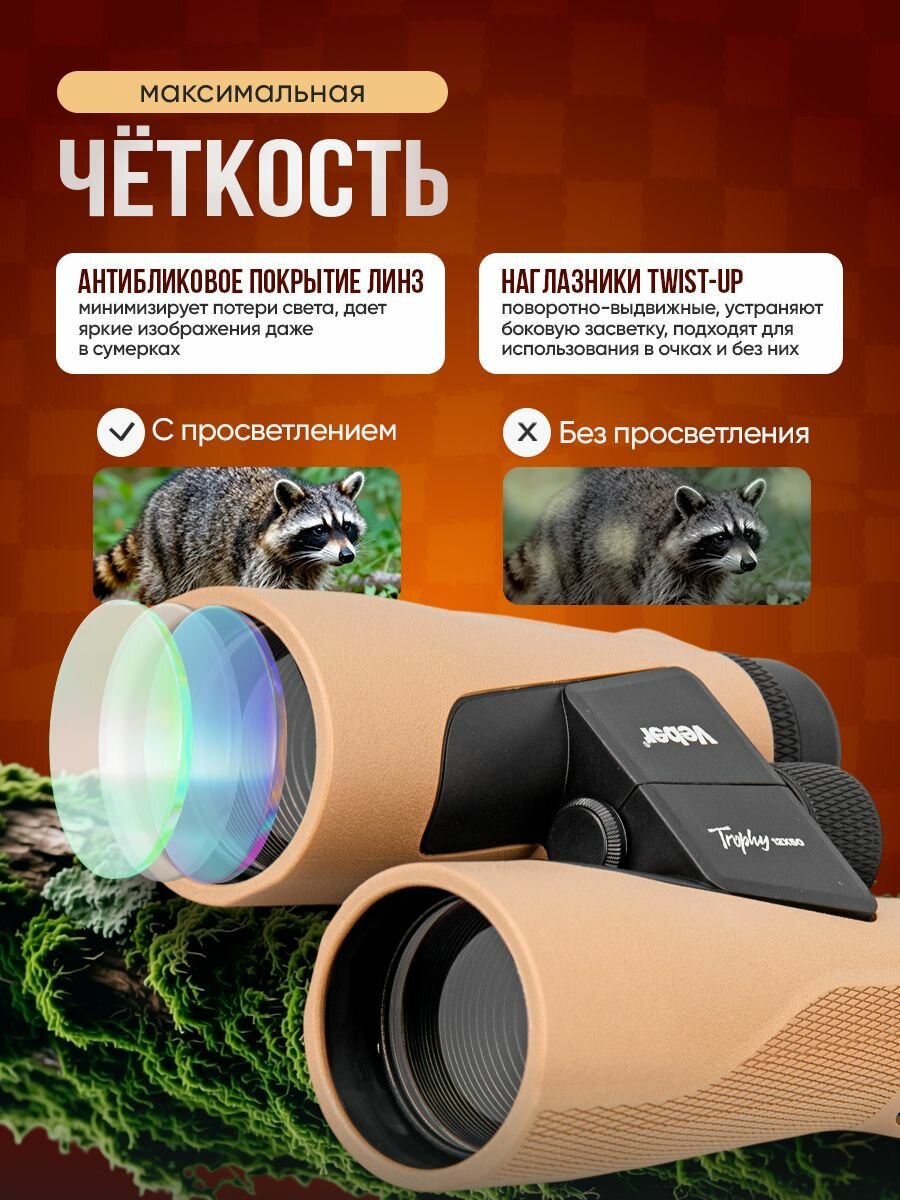Бинокль Veber Trophy 12х50 — фото 1
