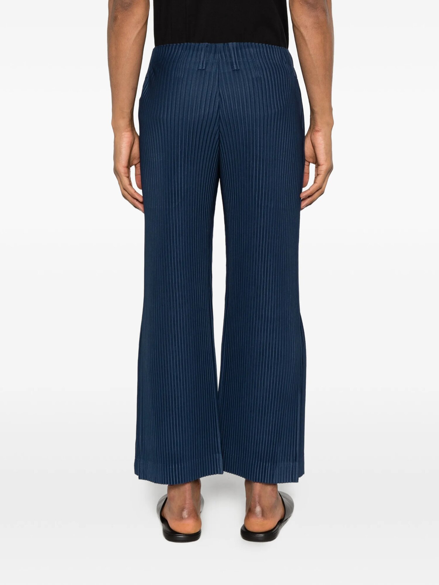 Брюки HOMME PLISSE ISSEY MIYAKE Pleated trousers, размер 2 — фото 1