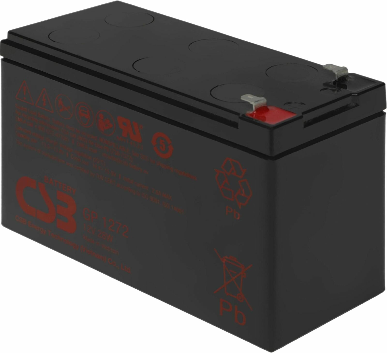 Батарея для ИБП CSB GP1272 12 В, Faston Tab 250, AGM