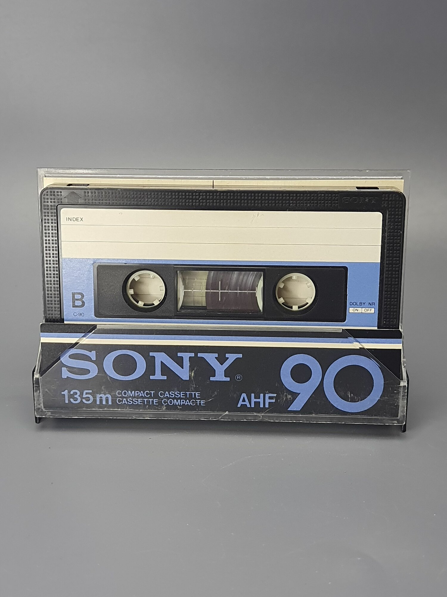 Аудиокассета Sony AHF 90, Type I, Япония, 1978 г.