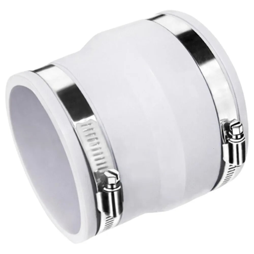 Переходник для вентиляционной трубы 100/75, для воздуховода сушилки, белый