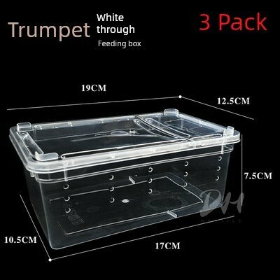 Высокопрозрачный террариум для рептилий (геконов, ящериц, рогатых лягушек), дышащий контейнер для разведения пауков и