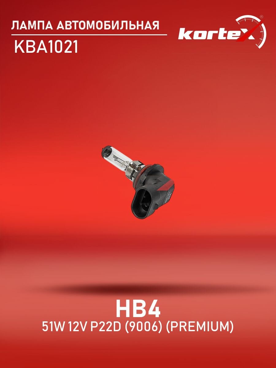 Лампа автомобильная HB4 51W 12V P22d (9006) (PREMIUM)