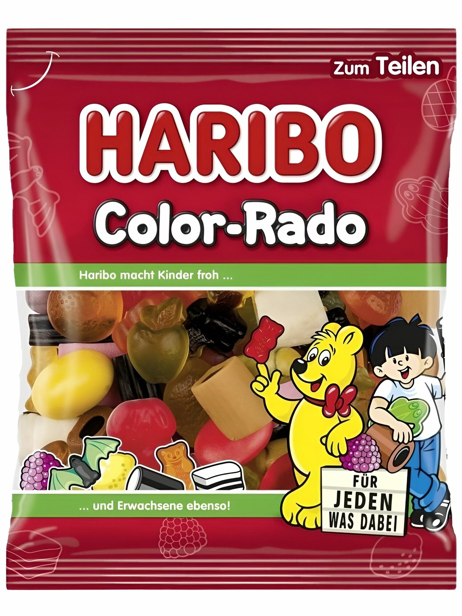 Мармелад жевательный Haribo Color-Rado Харибо Цвет-Радо, 100 гр. (Германия)