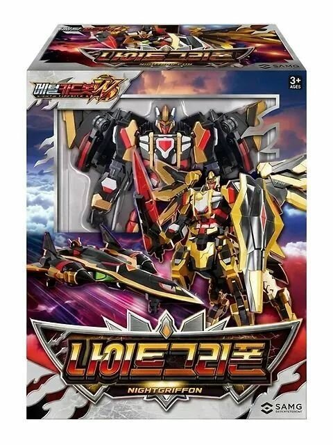 Metal Card Bot W Night Griffon Season 3 Transformation Coalescing Robot Christmas Toy Деформационные игрушки