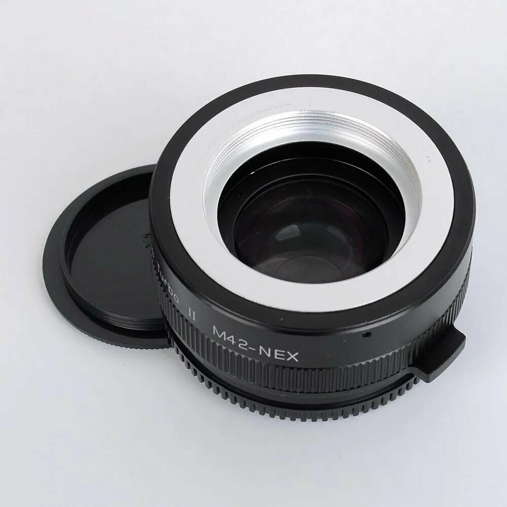 Адаптер Zhongyi Lens Turbo II Adapter M42-NEX спид-бустера / для уменьшения фокуса объектива M42 для камерам Sony E NEX (aps-c)