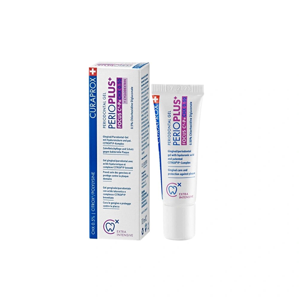 Гель для десен CURAPROX PerioPlus FOCUS, хлоргексидин 0,5%, 10 мл
