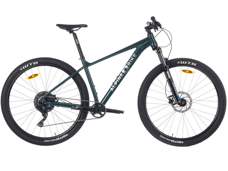 Горный велосипед Alpine Bike Alpstein-Santis Air, год 2024, цвет Зеленый, ростовка 18