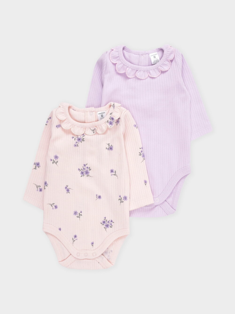 Боди трикотажные боди для девочки, 2 шт, комплект из 2 шт.