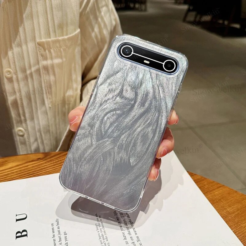 Чехол Tecno Pova Slim, серебристый YS