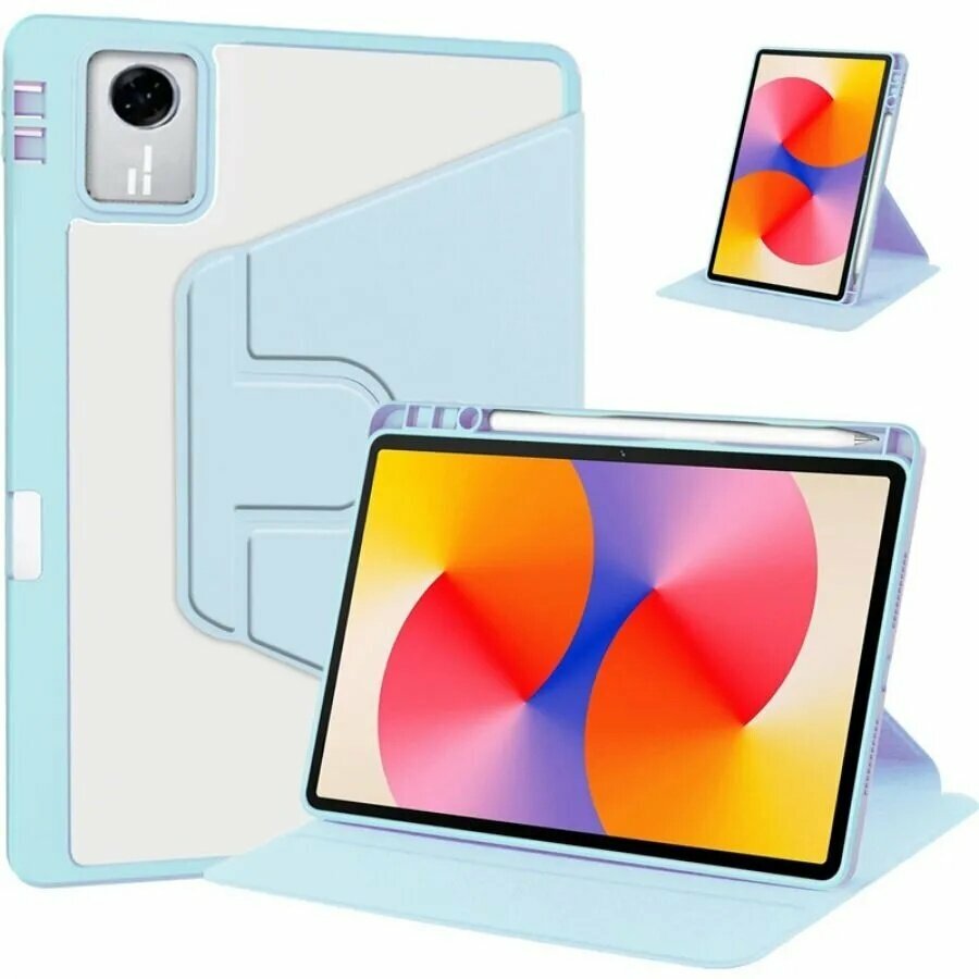 Прозрачный противоударный чехол на заднюю подставку для Lenovo Tab M11 TB330FU TB330XU/Lenovo Xiaoxin Pad 2024 11 дюймовый поворотный акриловый чехол с подставкой для карандашей