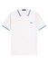 Поло FRED PERRY, размер XL, белый,