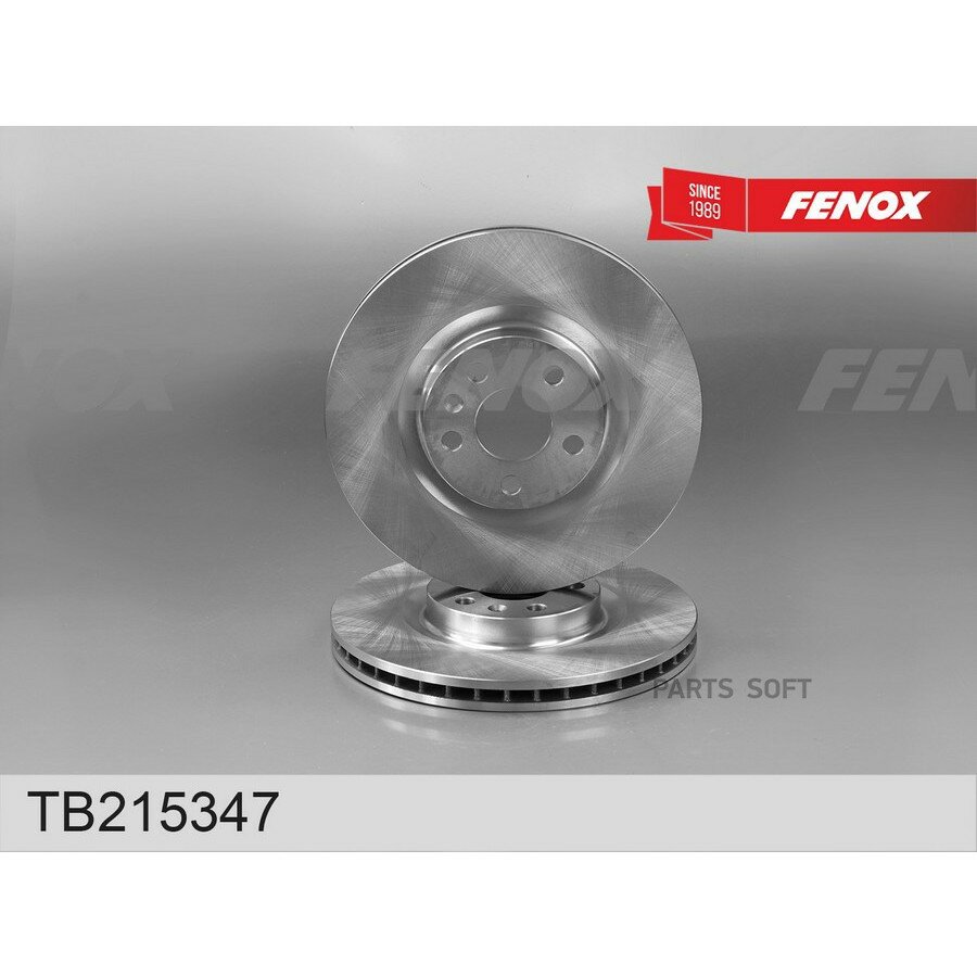 FENOX TB215347 Диск тормозной Geely Tugella (FY11) 19-